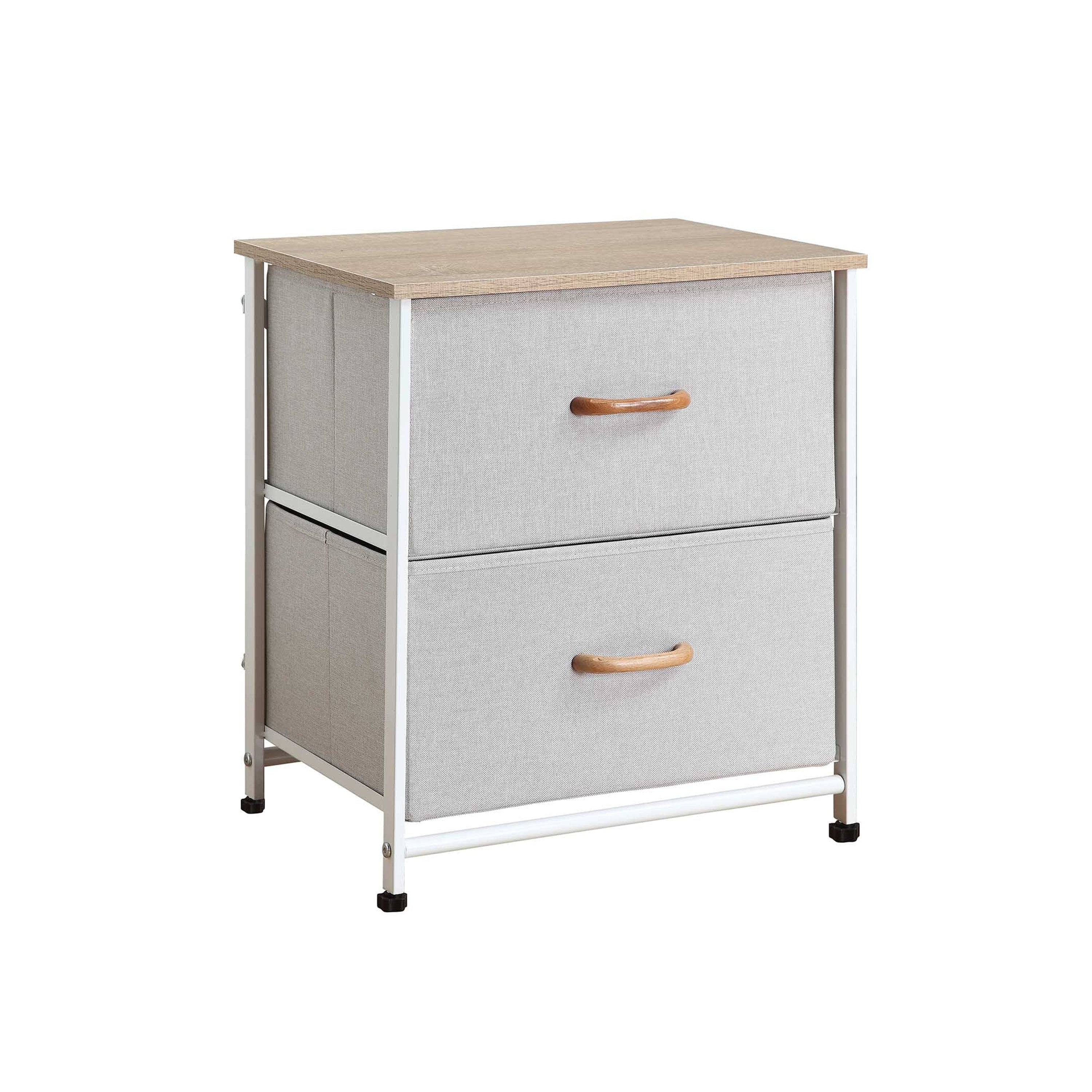 SunnyPoint | Vertical Dresser Storage Tower With Easy Pull Fabric Bins ...