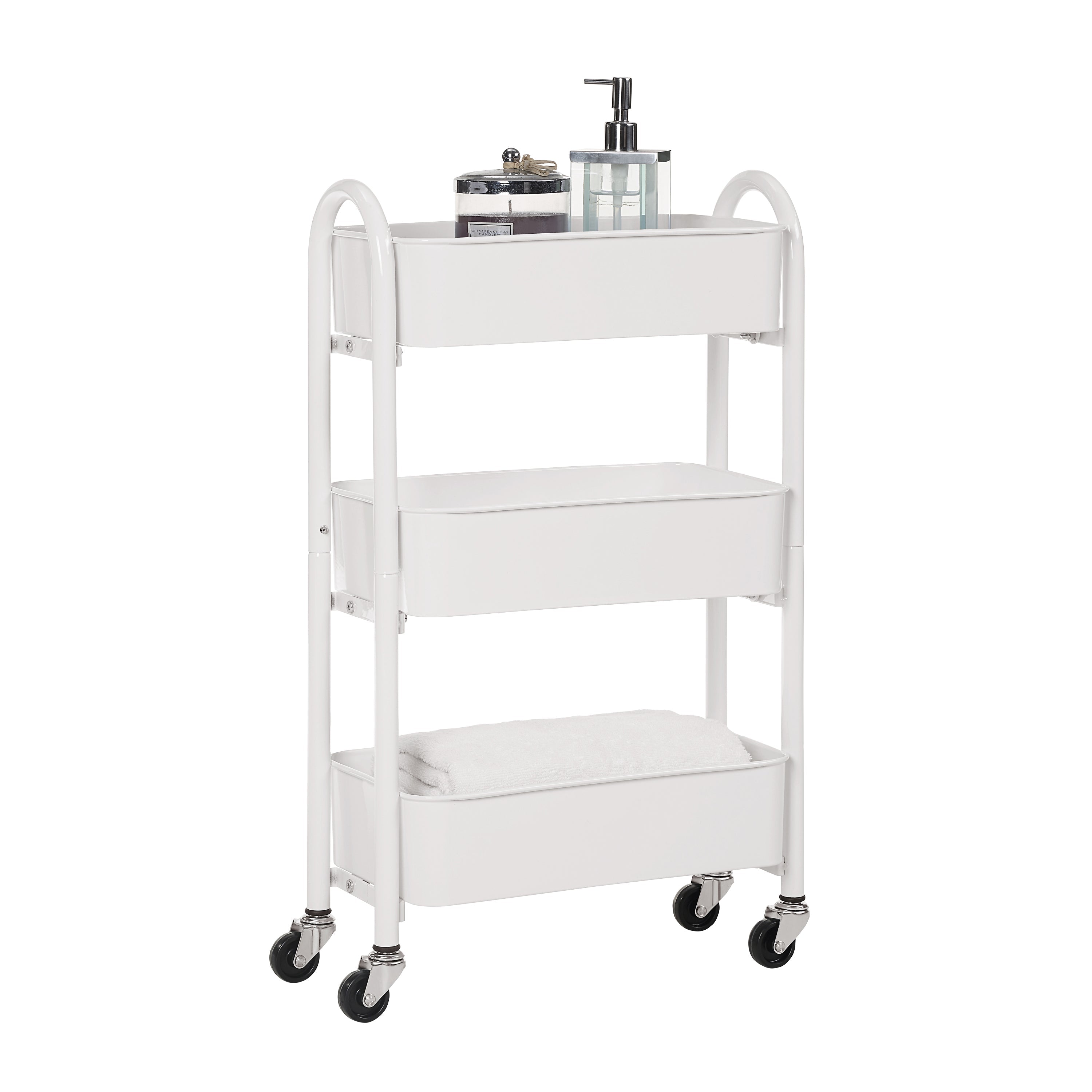 Slim Narrow Purpose 3 Tier Rolling Cart – LIANG CHI HARDWARE WORKS
